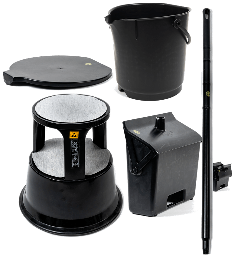 ESD Buckets, Stool & Lobby Pans - Zapworx