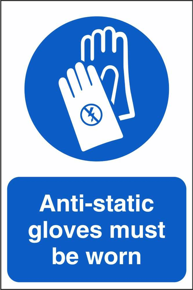 ESD Anti-Static Cleanroom Signage - Zapworx