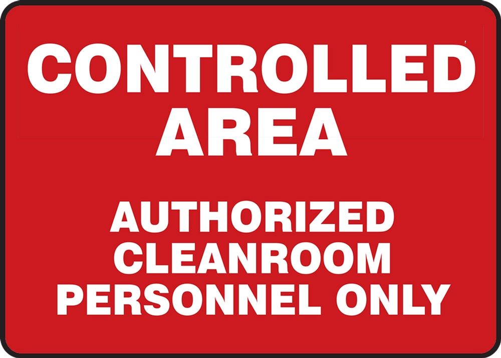 ESD Anti-Static Cleanroom Signage - Zapworx