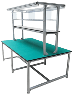 ESD Anti-Static Modular Workbench Conveyors Trolleys - Zapworx
