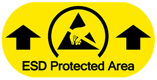 ESD Anti-Static Cleanroom Signage - Zapworx