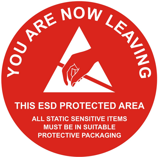 ESD Anti-Static Cleanroom Signage - Zapworx