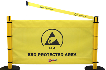 ESD Anti-Static Cleanroom Signage - Zapworx